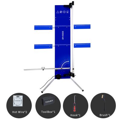 China 200W Blue Hot Wire Foam Cutting Machine With Plastic Box Transformer for sale