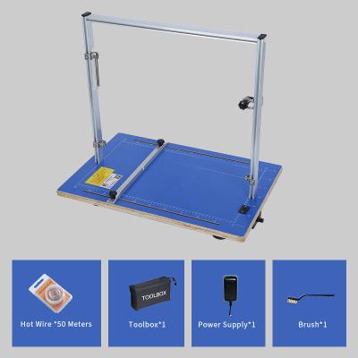 China Multifunctional  Table Top Hot Wire Foam Cutter 450mm for sale