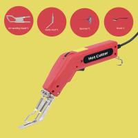 China Arc Welding Blade Heavy Duty Foam Hot Knife For Cord Fabric 100W for sale