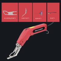 China Arc Welding Blade Heavy Duty Foam Hot Knife For Cord Fabric 100W for sale