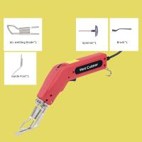 China Controllable Temperature Rope Fabric Heat Knife With Arc Welding Blade for sale
