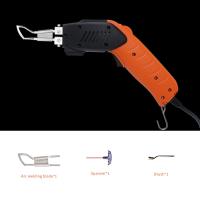 China Air Cooling Hot Knife Fabric Cutter 110-240V Round Head Cable Cloth for sale