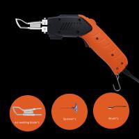 China Air Cooling Hot Knife Fabric Cutter 110-240V Round Head Cable Cloth for sale