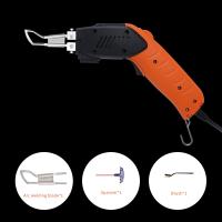 China Air Cooling Hot Knife Fabric Cutter 110-240V Round Head Cable Cloth for sale