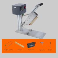 China Cord Fabric Heat Cutter Guillotine Type 300W 150mm for sale