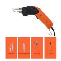 China Handheld 100W Air Cooling Foam Cutter Hot Knife For Chemical Fiber Fabric Cloth for sale