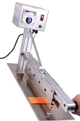 China Guillotine Type Hot Cutter Twine Knife 600W 150mm for sale