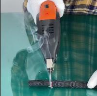 China Hand Held Air Cooling Hot Rope Cloth Fabric Cutter Electric for sale