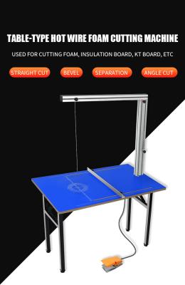China Table-type hot wire EPS foam cutter 160W for foam and sponge for sale