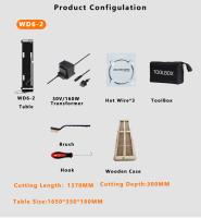 China Table-type Hot Wire Foam Cutting Machine for foam without table leg for sale