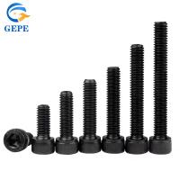 China DIN912 Nuts And Bolts Black Hexagon Socket Screw Alloy Hexagon Socket Head Cap Screw Hex Bolt for sale