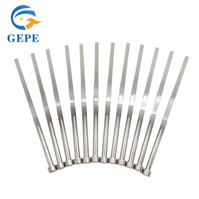 China SKD61/H13 Straight Flat Thimble Wear Resistant High Precision Stepped Pin for sale