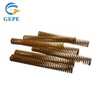China 55CrSi Yellow Light Load Spring For Plastic Mold / Die Casting Mold for sale