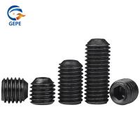 China DIN916 Black Oxide Hex Nuts And Bolts Set Carbon Steel Grade 12.9 33H 45H for sale