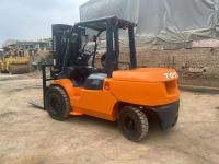 China 5 Tons 7FD50 Used Toyota Forklift Original Japan Noise Reduction For Warehouse for sale