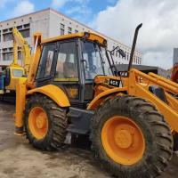 China JCB 4CX Backhoe Loader Second Hand Energy Saving With High Capacity for sale