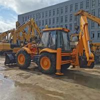 China JCB 4CX Backhoe Loader Second Hand Energy Saving With High Capacity for sale