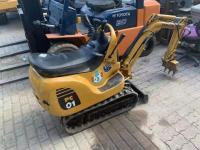 China PC01 Original Color Used Komatsu Mini Excavator For Working Indoors for sale