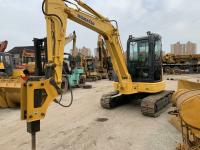 China Komatsu PC55MR-2 Used Excavator Japan Mini Size With Hydraulic Hammer for sale