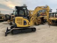 China Komatsu PC55MR-2 Used Excavator Japan Mini Size With Hydraulic Hammer for sale