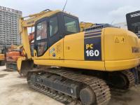 China Japan Komatsu PC160LC-7 Mini Crawler Excavator Second Hand With Powerful Engine for sale