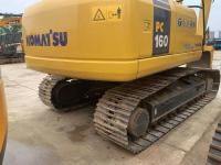 China Japan Komatsu PC160LC-7 Mini Crawler Excavator Second Hand With Powerful Engine for sale