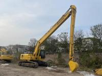 China Originla Japan Used Komatsu Excavator PC220-7 Crawler With 18 Meters Long Arm for sale