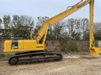 China Originla Japan Used Komatsu Excavator PC220-7 Crawler With 18 Meters Long Arm for sale