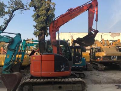 China Japan Used Excavator ZX75US-3 Energy Efficient Hitachi Crawler Excavator for sale