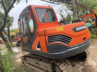 China Doosan DX75-9C Second Hand Mini Excavator 2017 Year Visibility And Safety for sale