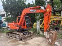 China Doosan DX75-9C Second Hand Mini Excavator 2017 Year Visibility And Safety for sale