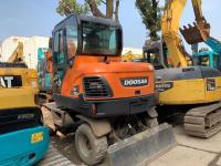 China Used Doosan DX60W Wheel Excavator In Excellent Condition/Used Doosan Mini Wheel Excavator For Sale for sale