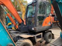China Used Doosan DX60W Wheel Excavator In Excellent Condition/Used Doosan Mini Wheel Excavator For Sale for sale