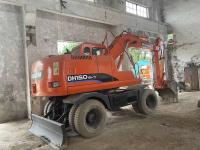 China Smart Control Used Excavator DH150W-7 Doosan Wheel Excavator 2012 Year for sale