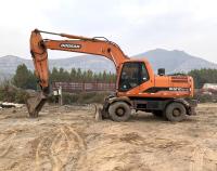 China Original Color Used Doosan DH210W-7 Wheel Excavator In Good Condition/Used Doosan Wheel Excavator For Sale for sale