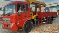 China 8 Tons XCMG SQS200-4 Truck Mounted Used Crane With DongFeng Truck  2019 Year for sale