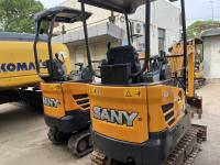 China Used SANY SY16C Mini Excavator Smooth Operation For Working In Garden for sale