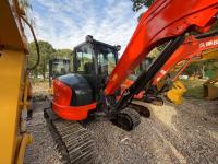 China Repaint Color Used Kubota KX163-5 Mini Crawler Excavator In Excellent Condition/Kubota excavator With EPA Engine And Swing Arm for sale