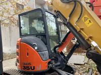 China Original Japan Used Hitachi ZX35U-5N Mini Excavator In Excellent Condition/Used Japanese Mini Excavator With Swing Arm And EPA Engine for sale