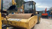 China Original Color Used Caterpillar CS-683E Single Drum Road Roller In Excellent Condition for sale