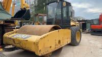 China Original Color Used Caterpillar CS-683E Single Drum Road Roller In Excellent Condition for sale