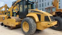 China Original Color Used Caterpillar CS-683E Single Drum Road Roller In Excellent Condition for sale