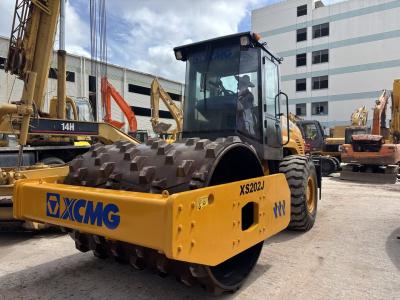 China Used XCMG XS202J Single Drum Road Roller With Sheepfoot With Cheap Price for sale
