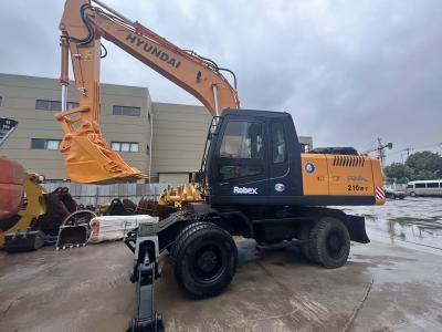 China Original Korean Hyundai R210W-7 Wheel Excavator In Excellent Condition for sale