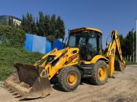 China Original Color JCB 3CX Used Backhoe Loader 4 Wheel Drive for sale