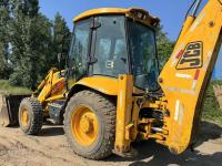 China Original Color JCB 3CX Used Backhoe Loader 4 Wheel Drive for sale