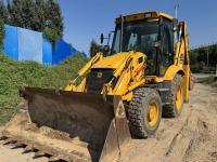 China Original Color JCB 3CX Used Backhoe Loader 4 Wheel Drive for sale