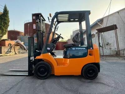China Hot Sale Original Japan Used Toyota 1.5 Tons Forklift In Good Condition for sale