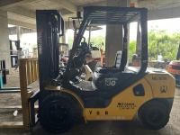 China Original Japan Used 3 Tons Komatsu Forklift With 3 Stages 4.5 Meters Lift Height for sale