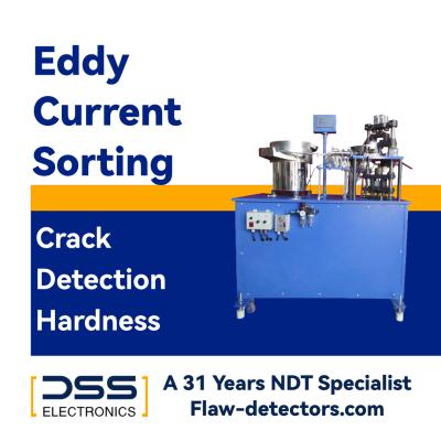 China Automatic Double Channel Eddy Current Flaw Detector For Short Metal Rod for sale